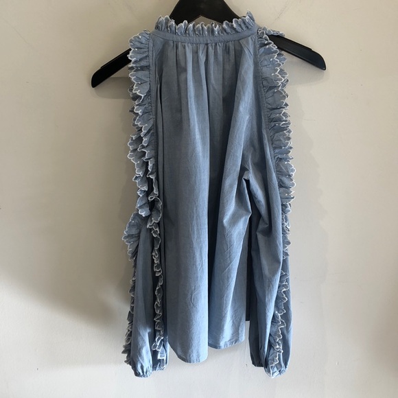 Ulla Johnson | Tops | Ulla Johnson Amandine Cold Shoulder Blouse Top ...